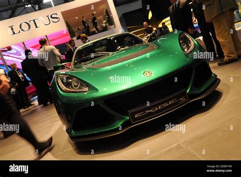 Lotus Exige S On Display At The Nd International Motor Show And Accessories Of Geneva