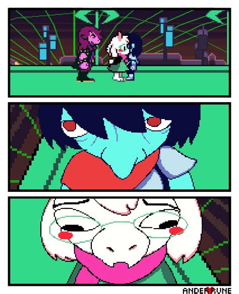 Ralsei Blushing Scene From Different Pov R Deltarune