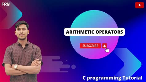 Arithmetic Operators In C Language Youtube