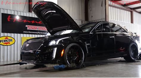 Cadillac Cts V Tuned By Hennessey Performance Is A 4 Door Exorcist