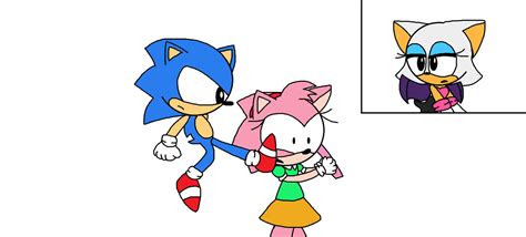 Classic Sonic Saves Classic Rouge By Tkmslux On Deviantart
