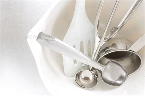 Baking Objects Mixing Bowl Spatula Measuring Cup Cookie Scoop And