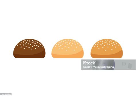 밀 곡물 및 호밀 빵집 음식 롤빵에서 생과자 빵 작은 덩어리 벡터 그림 달콤한 롤빵에 대한 스톡 벡터 아트 및 기타 이미지