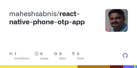 GitHub Maheshsabnis React Native Phone Otp App