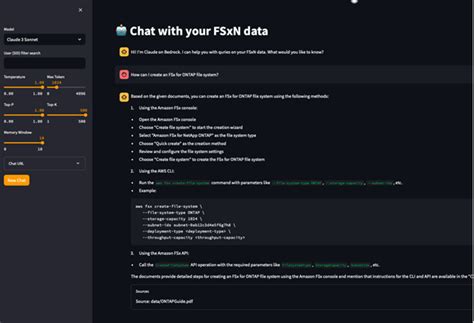 build rag based generative ai applications in aws using amazon fsx for