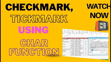 How To Insert Checkmark Checkbox And Tickmark In Excel Youtube
