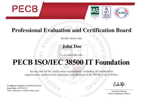 Isoiec 38500 It Foundation Training
