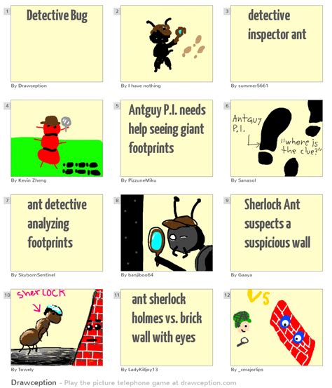 Detective Bug Drawception