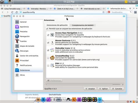 Compartiendo Aplicaciones Qupzilla Un Navegador Basado En Webkit Gutl