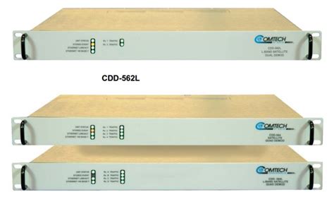 Comtech Ef Data Cdd 562al Dual Internet Protocol Demodulator
