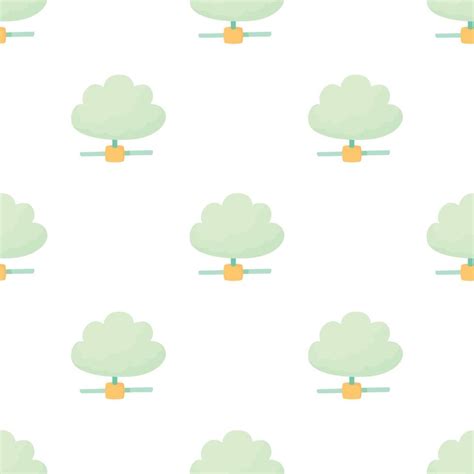 Cloud Database Pattern Seamless Vector 19196221 Vector Art At Vecteezy