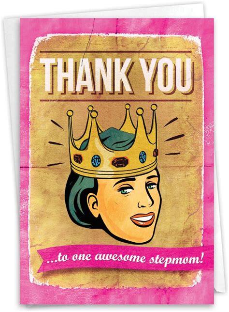 Amazon Com NobleWorks Hysterical Mother S Day Stepmother Paper Card Stepmother With X