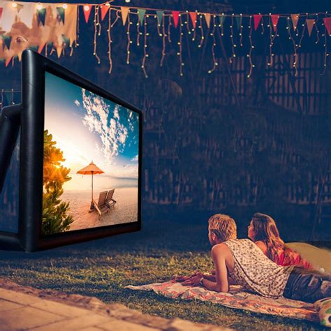 169 Large Inflatable Outdoor Home Cinema Projector Screen With Blower