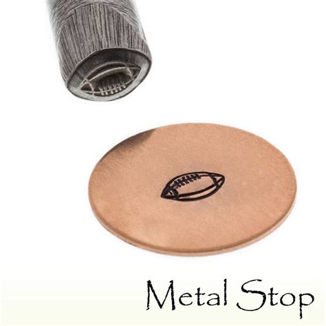 Football Metal Stamp Etsy