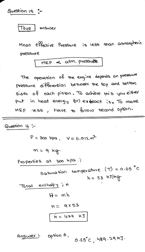 [solved] Thermodynamics Questions Question 1what Is The Internal Energy Of Course Hero