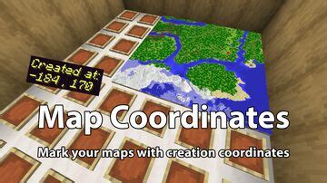 Coordinates Minecraft Data Packs