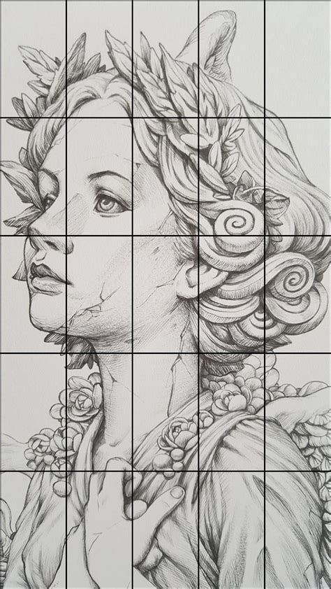 how the grid drawing method will make you have improved art artofit