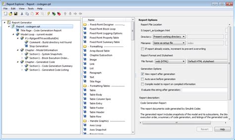Document Generated Code With Simulink Report Generator Matlab And Simulink