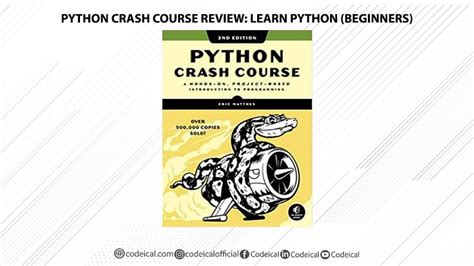 Python Crash Course Review Learn Python Beginners