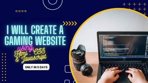 Create A Gaming Website Using Htmlcss And Js In 5 Days By