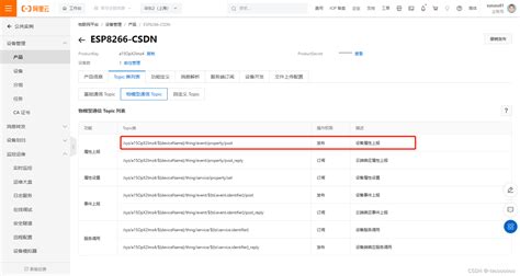 【智能家居远程控制系统】esp8266连接阿里云（二）esp8266连接阿里云服务器主题 Csdn博客
