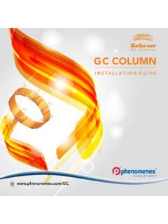 Agilent J W GC Column Installation Guide GC Training Gc Columns PDF PRO