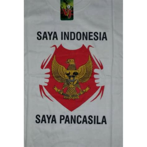 Indonesian T Shirt Nkri Garuda Pancasila Cheap Shopee Malaysia