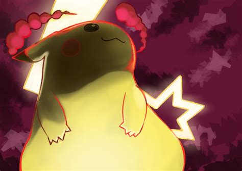 Pikachu And Gigantamax Pikachu Pokemon Drawn By Fujiwaraechi Danbooru