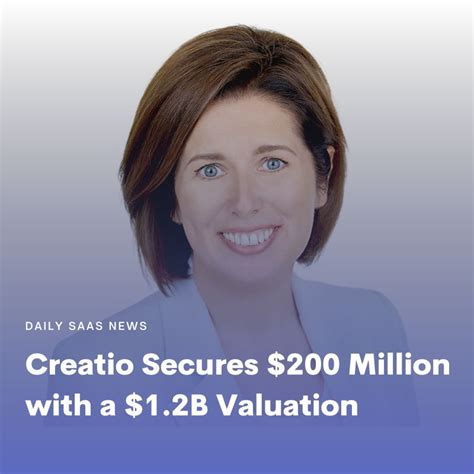 Creatio Gets 200m Funding Spotsaas Posted On The Topic Linkedin