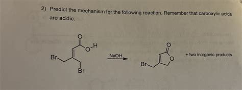 Solved Predict the mechanism for the following reaction. | Chegg.com