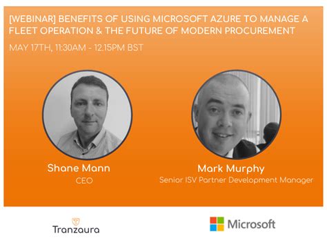 Webinar Using Microsoft Azure To Manage A Fleet Operation