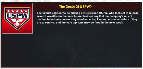 Ok Wwe I Mean Uspw And Your Budget Cuts Two Images Rfantasybookers