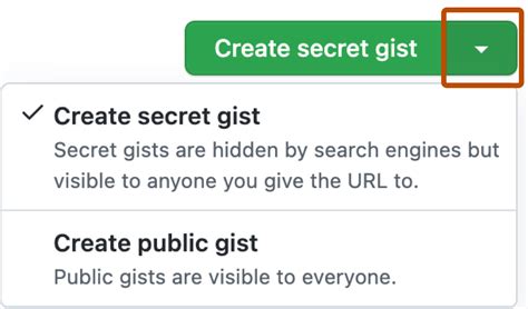 Create Gist что это