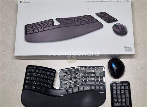 마이크로소프트 스컬프트 인체공학 무선 키보드 마우스 키보드마우스스피커 중고나라