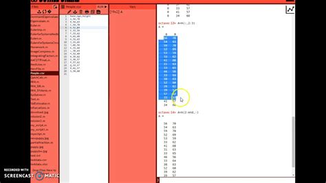 Reading Data Into Octave Online Youtube