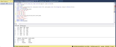 Gopika S Nair On Linkedin Sql Relationaldatabase Primarykey Foreignkey Learningsql