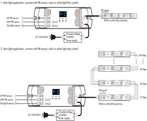 Es Dwt Spi Wifi Pir Sensor Addressable Led Strip Controller