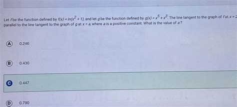[free] Let F Be The Function Defined By F X Ln X 2 1 And Let G