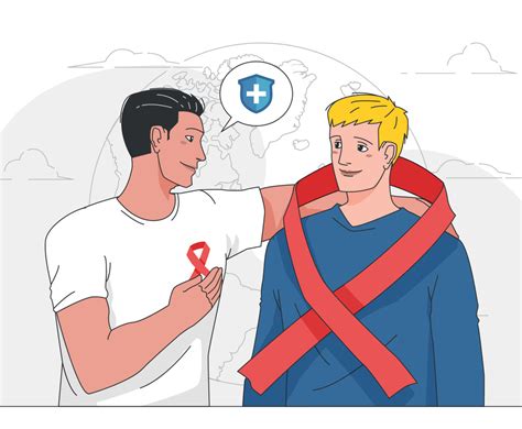 Friend Supporting Aids Survivor