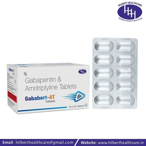 Gabapentin 300mg And Amitriptyline 10mg Tablets At Rs 2100 Box