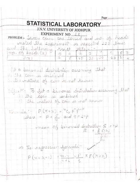 Statistics Practical Of Distribution Pdf