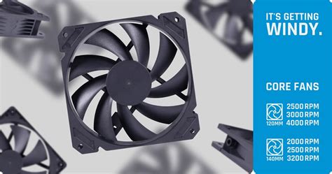Alphacool Core 120 и Core 140 - очень мощные корпусные вентиляторы