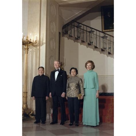 Deng Xiaoping Jimmy Carter Madame Zhuo Lin Dengs Wife And Rosalynn Carter During The State Deng Xiaoping Jimmy Carter Madame Zhuo Lin Dengs Wife And Rosalynn Carter During The State