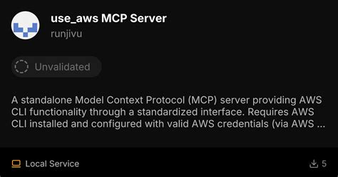 Servidor Mcp Use Aws Mcp Servers · Lobehub