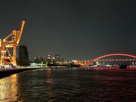 夜游徐汇滨江绿地 吴润写字的地方