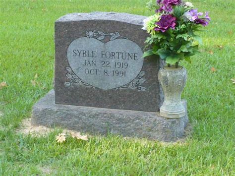 Syble Fortune 1919 1991 Find A Grave Memorial