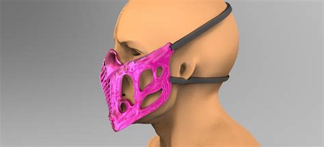 sub zero mask mortal kombat 3d model 3d printable cgtrader