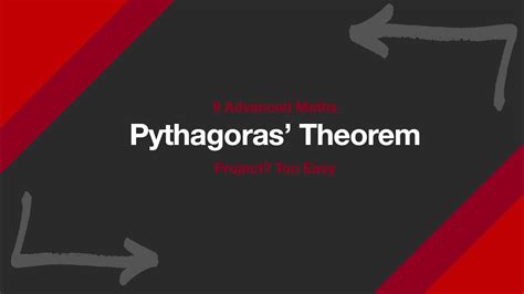 9 maths pythagoras theorem basics youtube