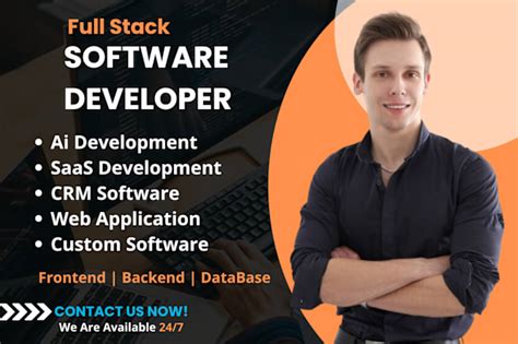 Software Developer Web Application Crm Front End Backend Ai Software Development By Softtech