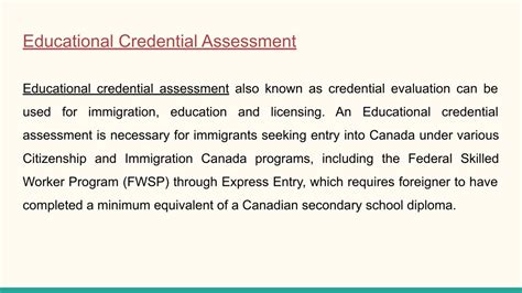 Ppt Do You Know How To Get Credential Evaluation Services In Canada